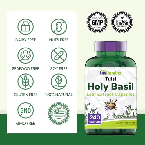 herbal supplement holy basil for vitality