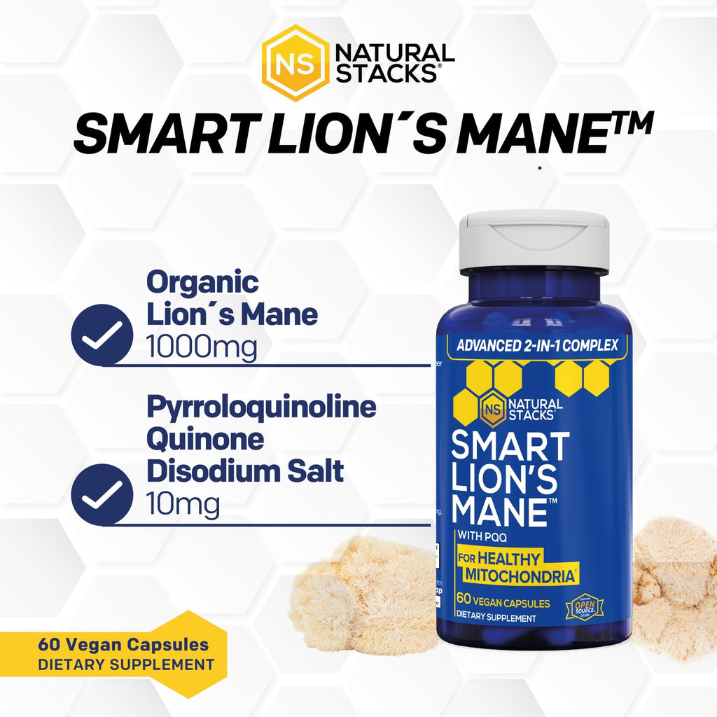 Herbal supplement Lions Mane for focus enhancement