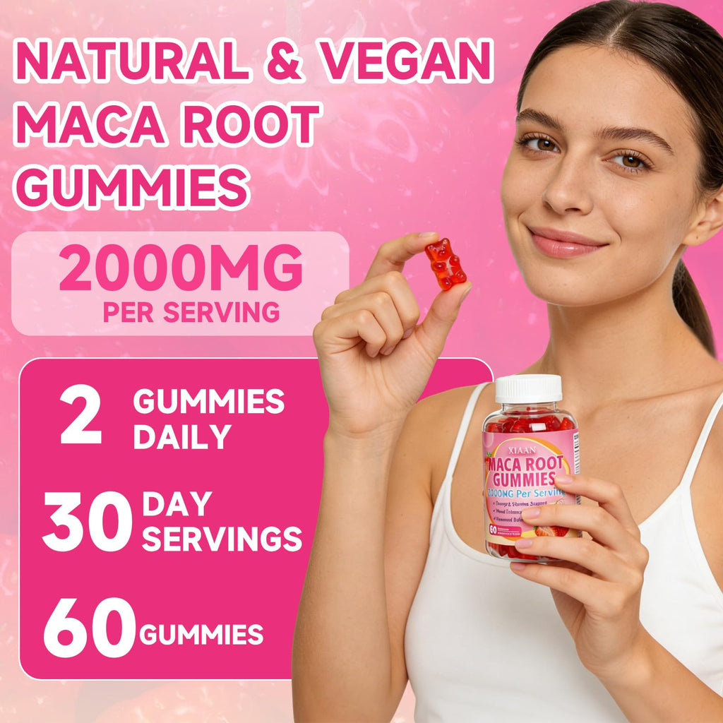 herbal supplement maca gummies for vitality