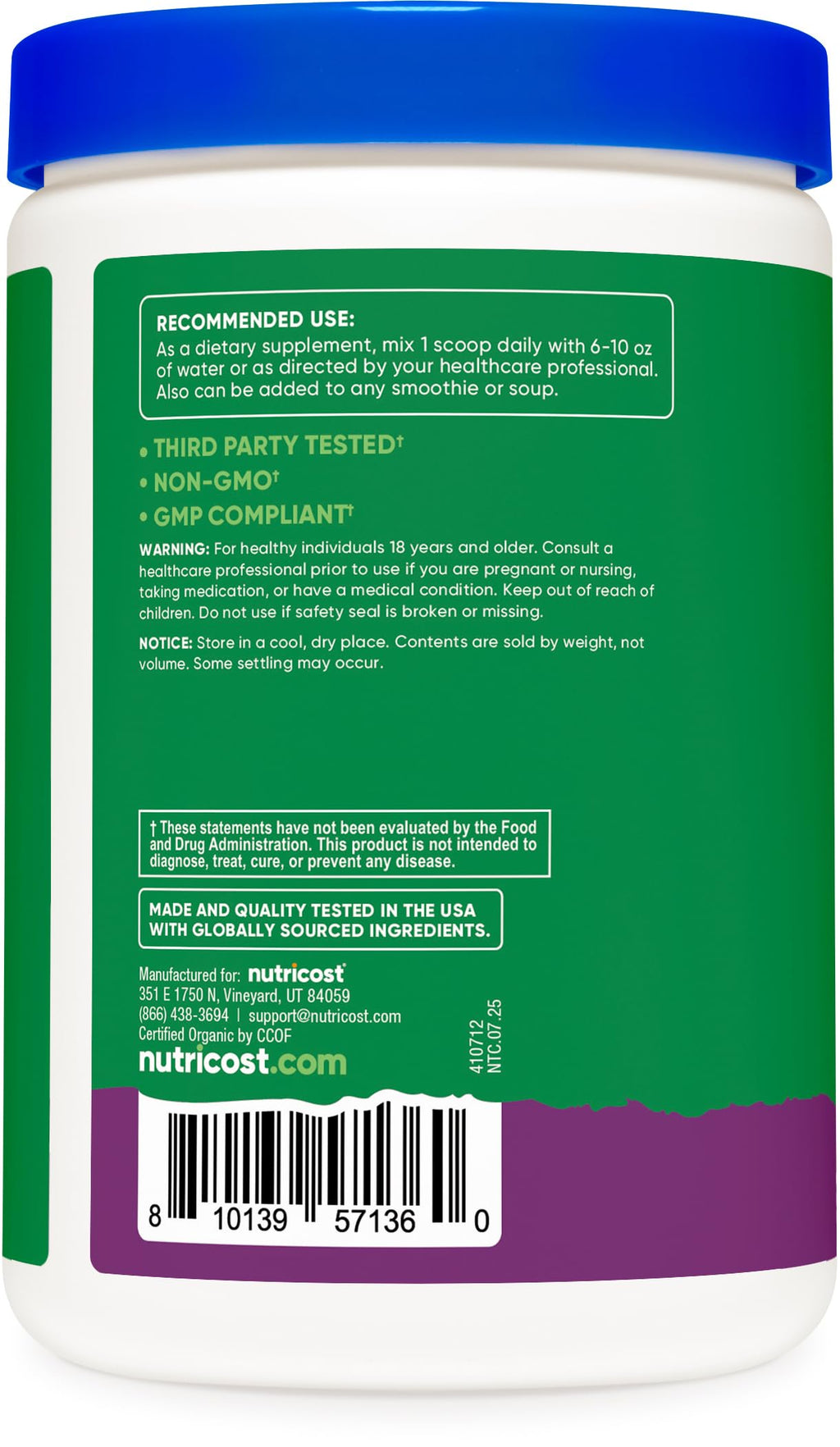 herbal supplement mix for vitality