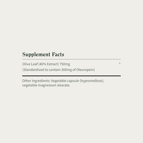 herbal supplement olive leaf extract