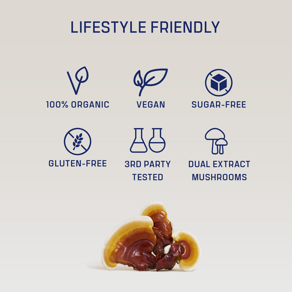 herbal supplement reishi mushroom powder