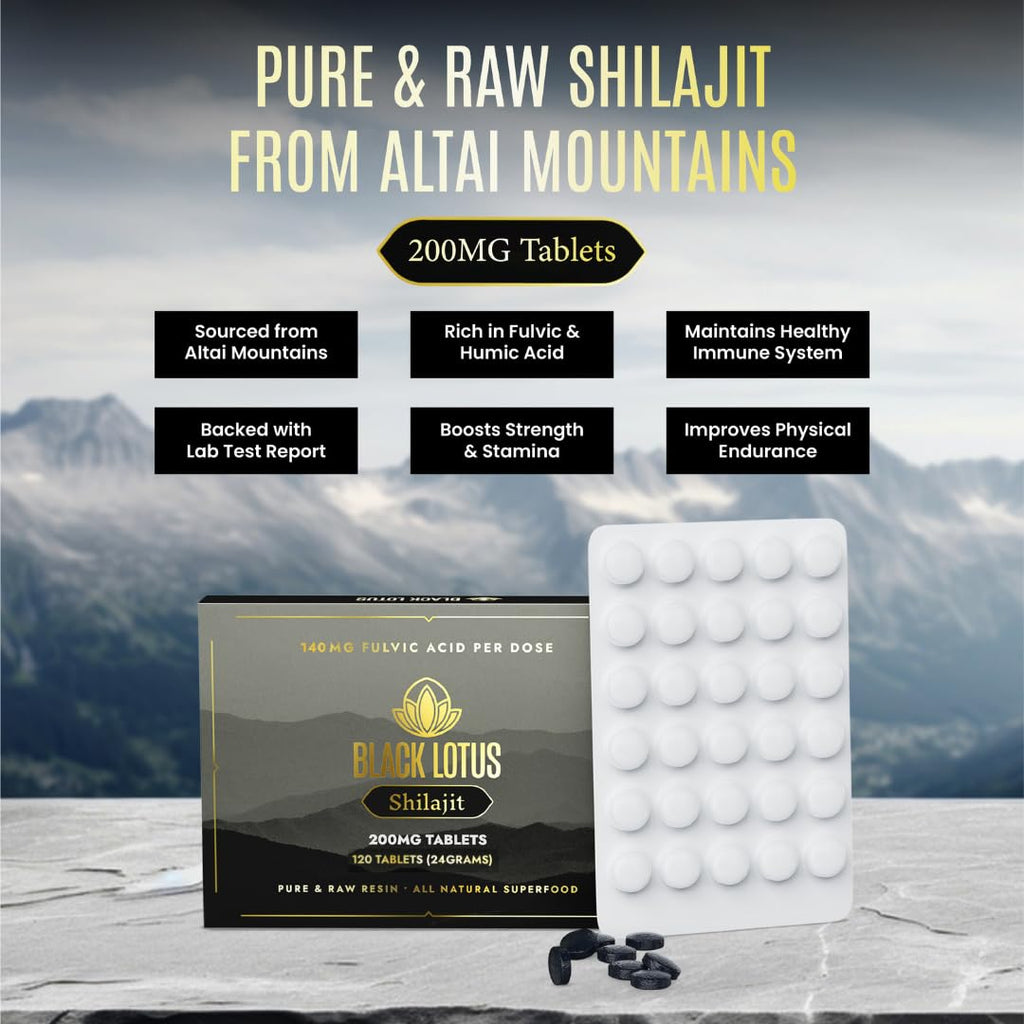 herbal supplement shilajit resin