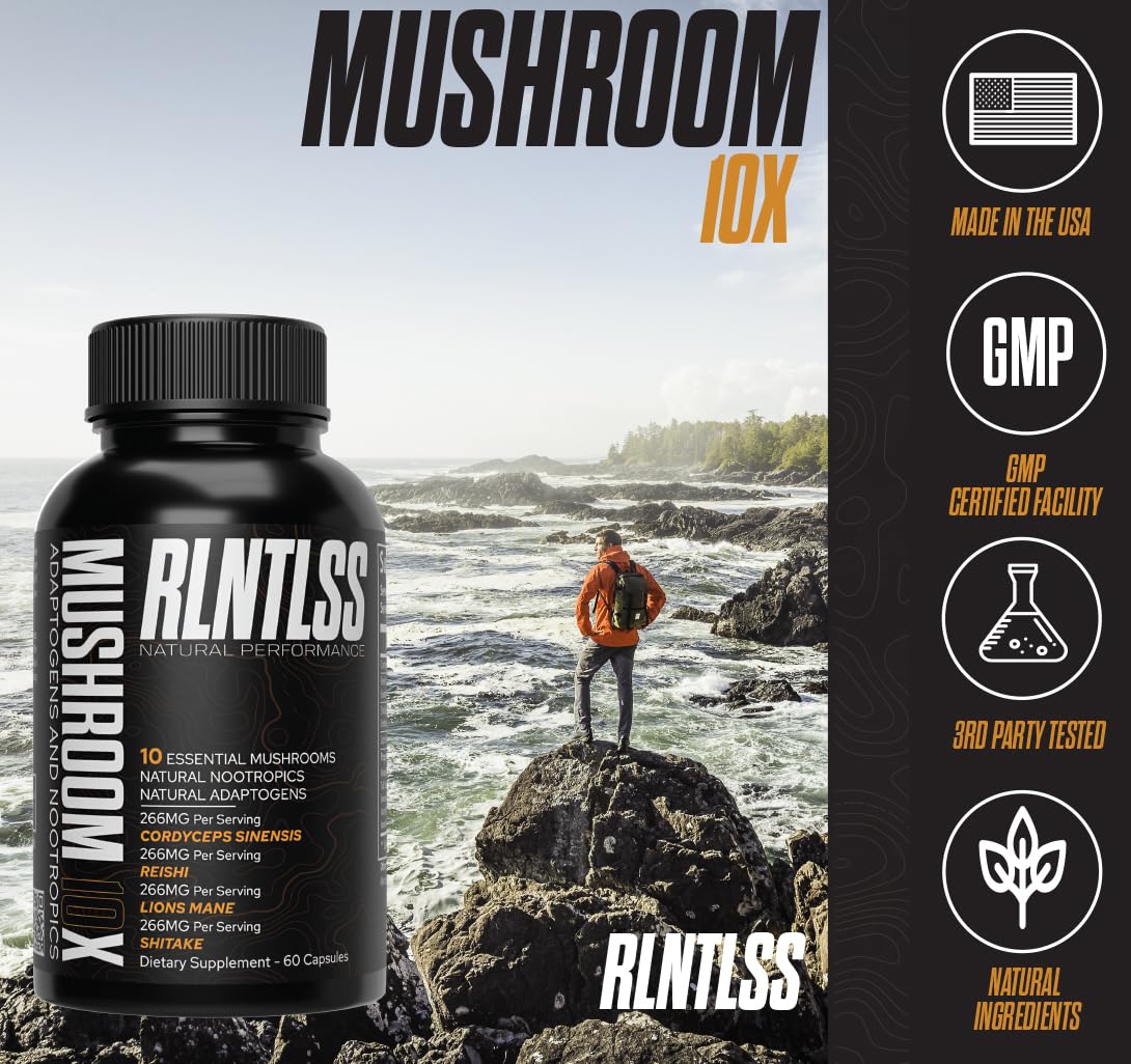 herbal supplement with 10 mushrooms