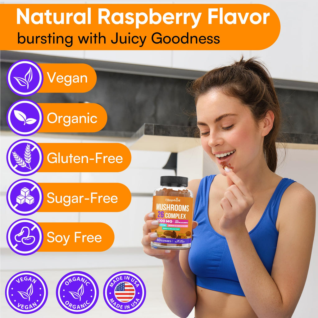 Herbal supplement with 26 mushrooms