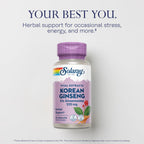 herbal supplement with 5% ginsenosides