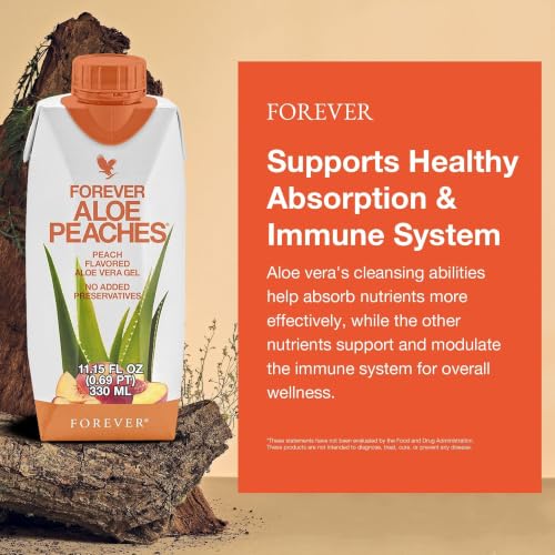 herbal supplement with aloe and peach