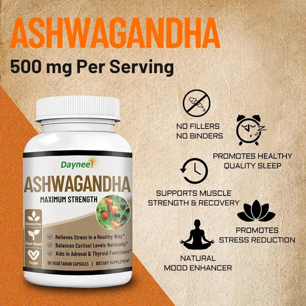 herbal supplement with ashwagandha and maca
