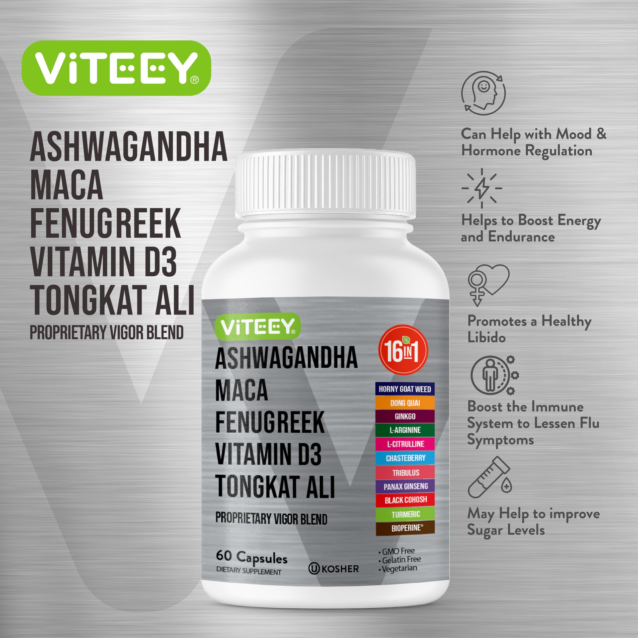 herbal supplement with ashwagandha and maca