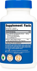 Herbal supplement with ashwagandha benefits