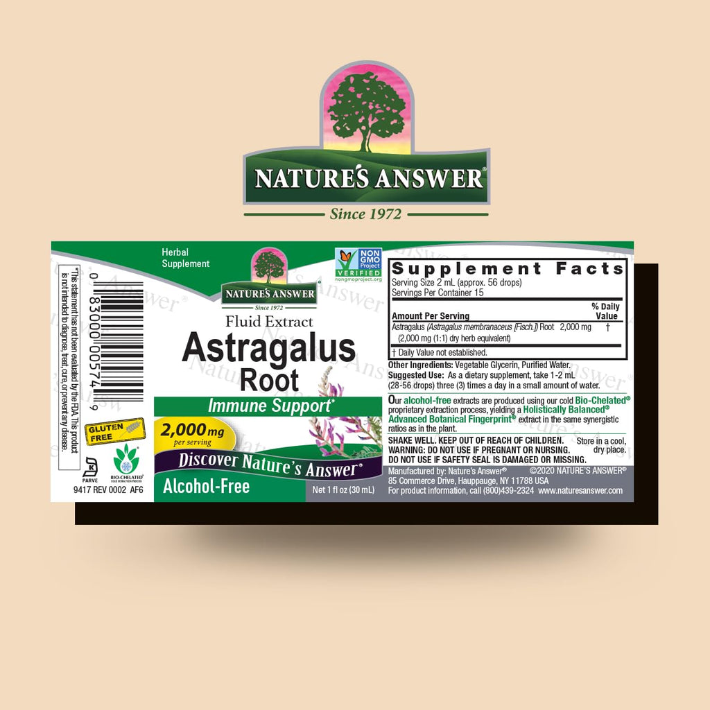 herbal supplement with astragalus extract
