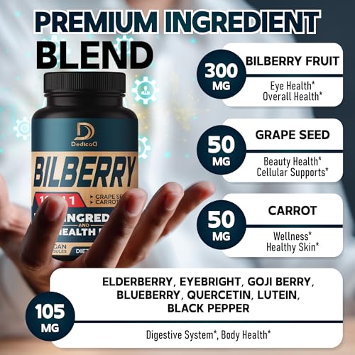 herbal supplement with bilberry and grape seed