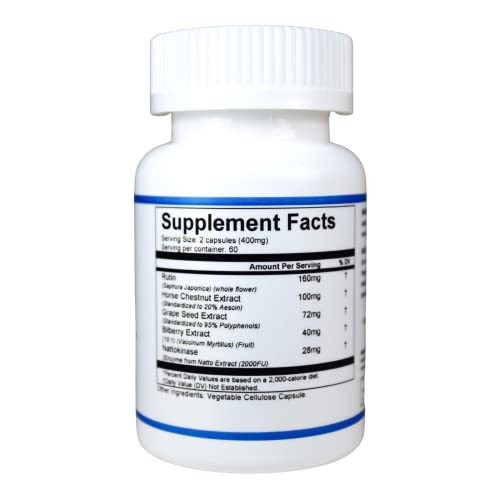 herbal supplement with bilberry and rutin
