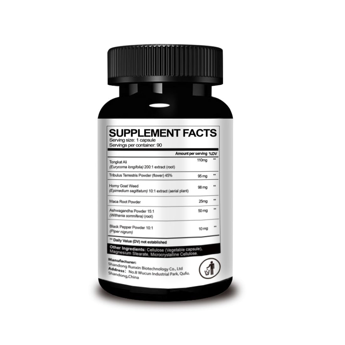 herbal supplement with biotin and tribulus