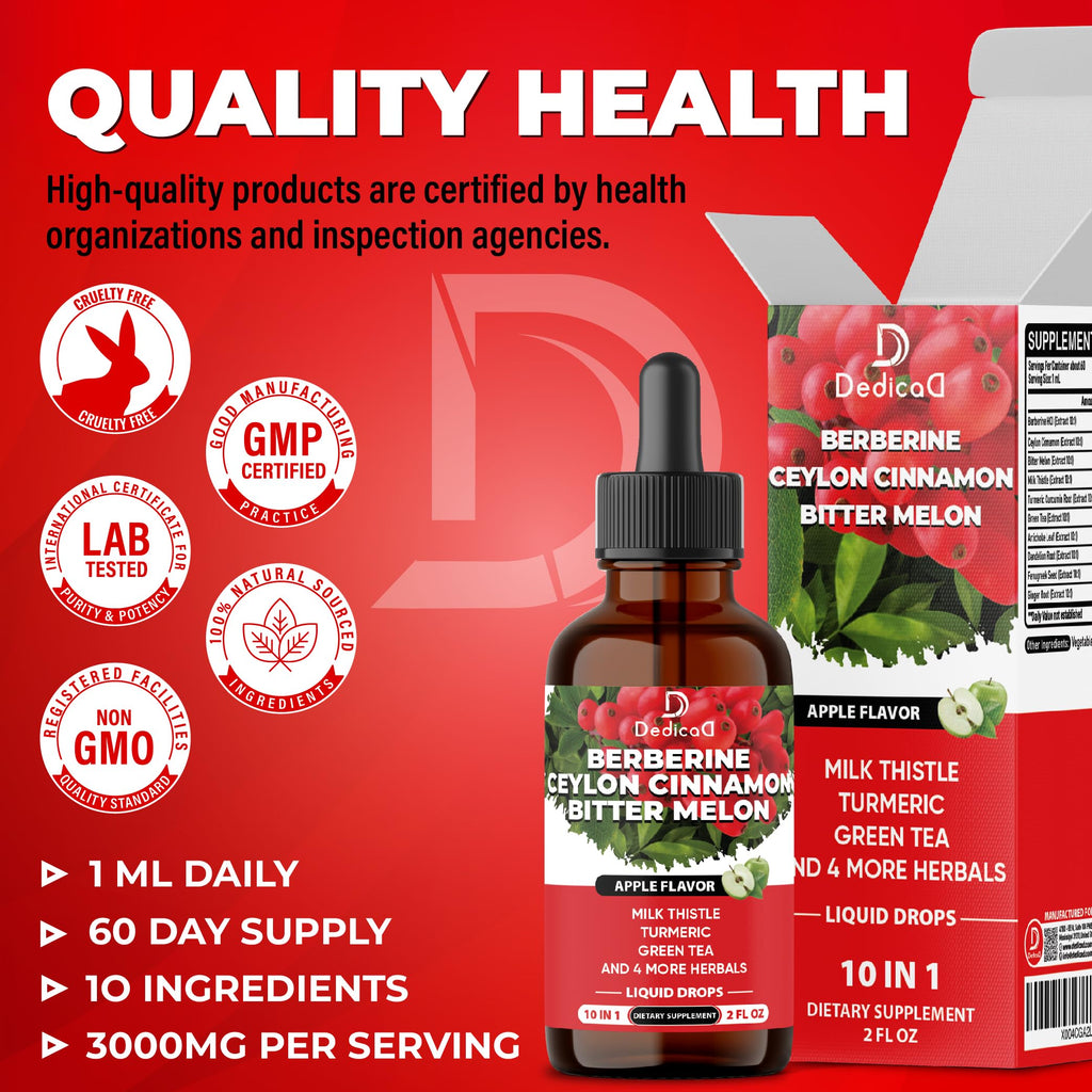Herbal supplement with bitter melon and cinnamon