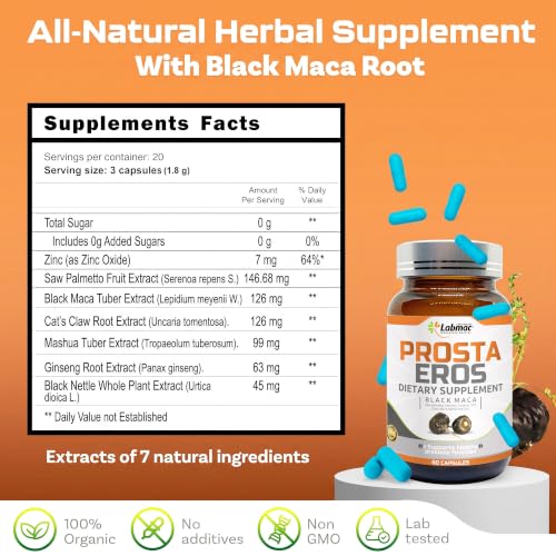 herbal supplement with black maca extract