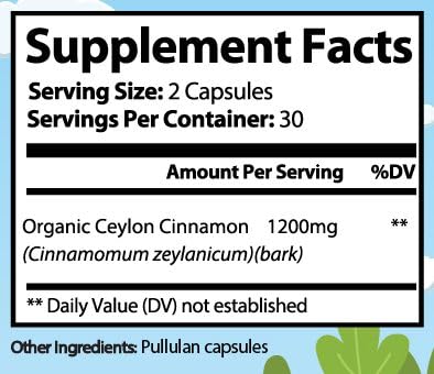 Herbal supplement with Ceylon cinnamon