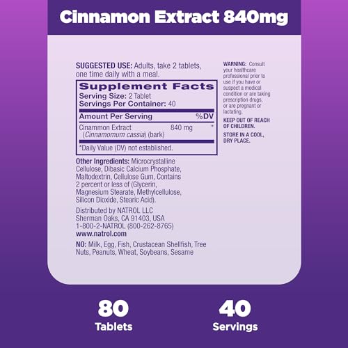 Herbal supplement with Ceylon cinnamon