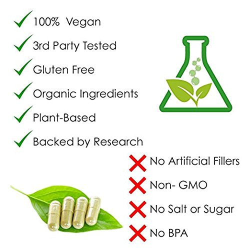 herbal supplement with chlorella and spirulina