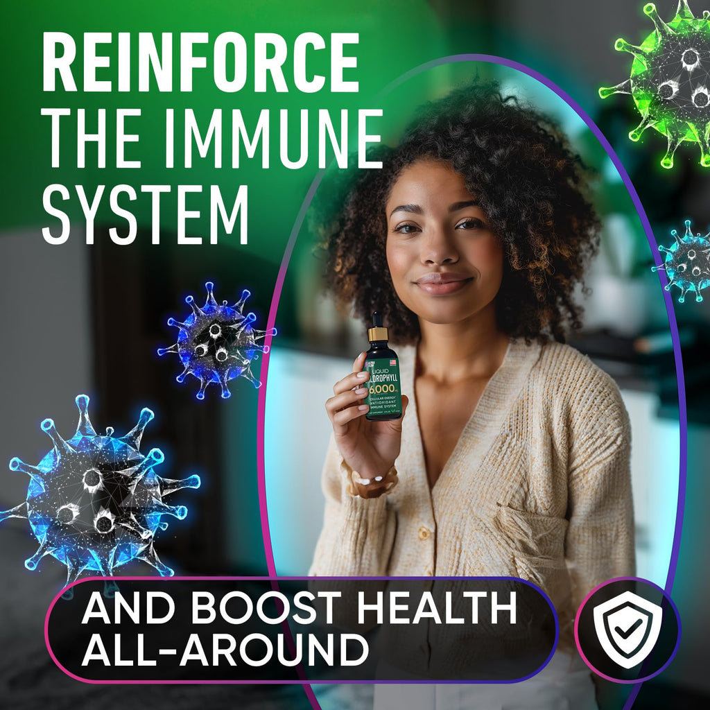 Herbal supplement with chlorophyll goodness