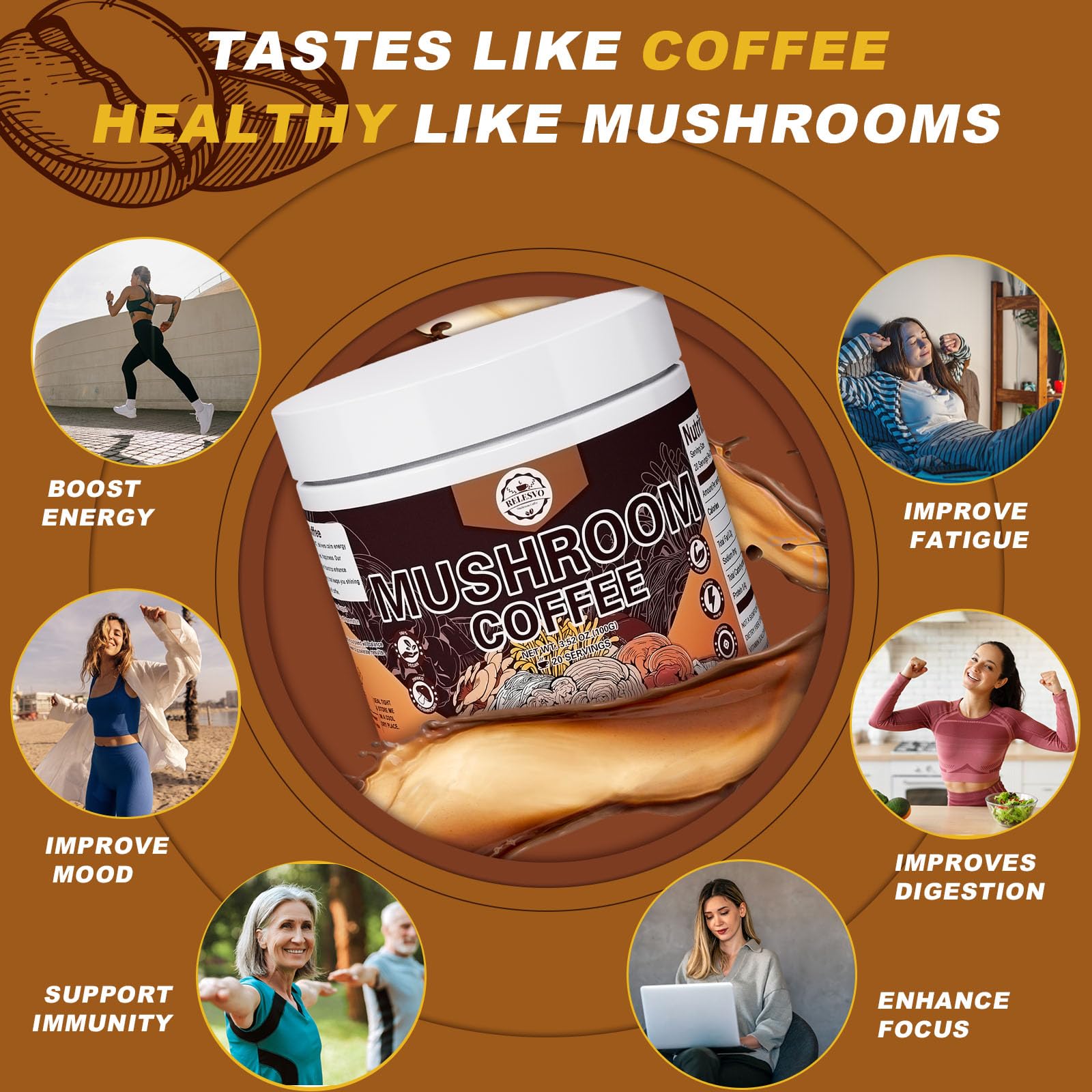 herbal supplement with cordyceps benefits