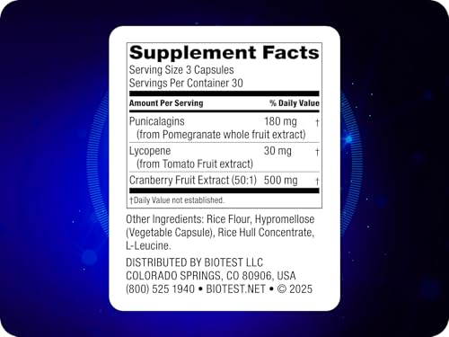 Herbal supplement with cranberry extract