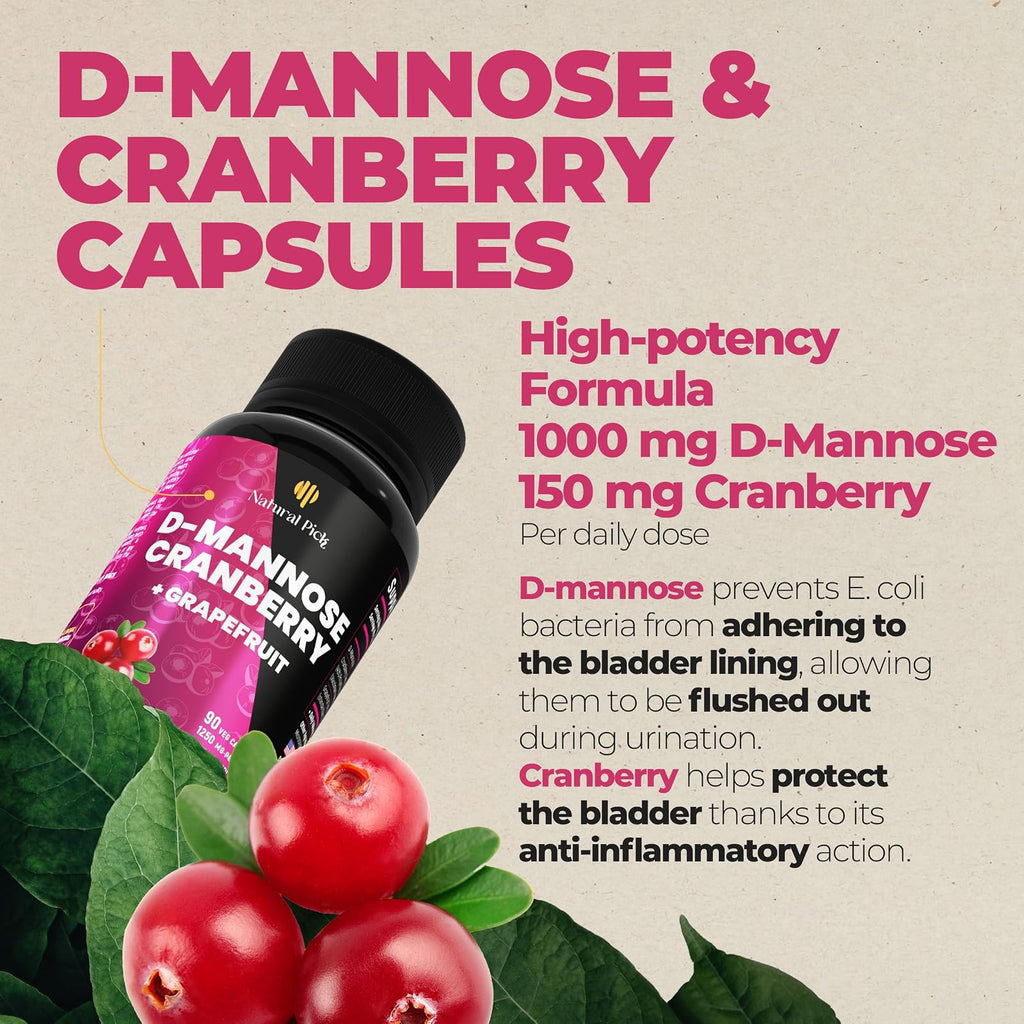 Herbal supplement with cranberry for women