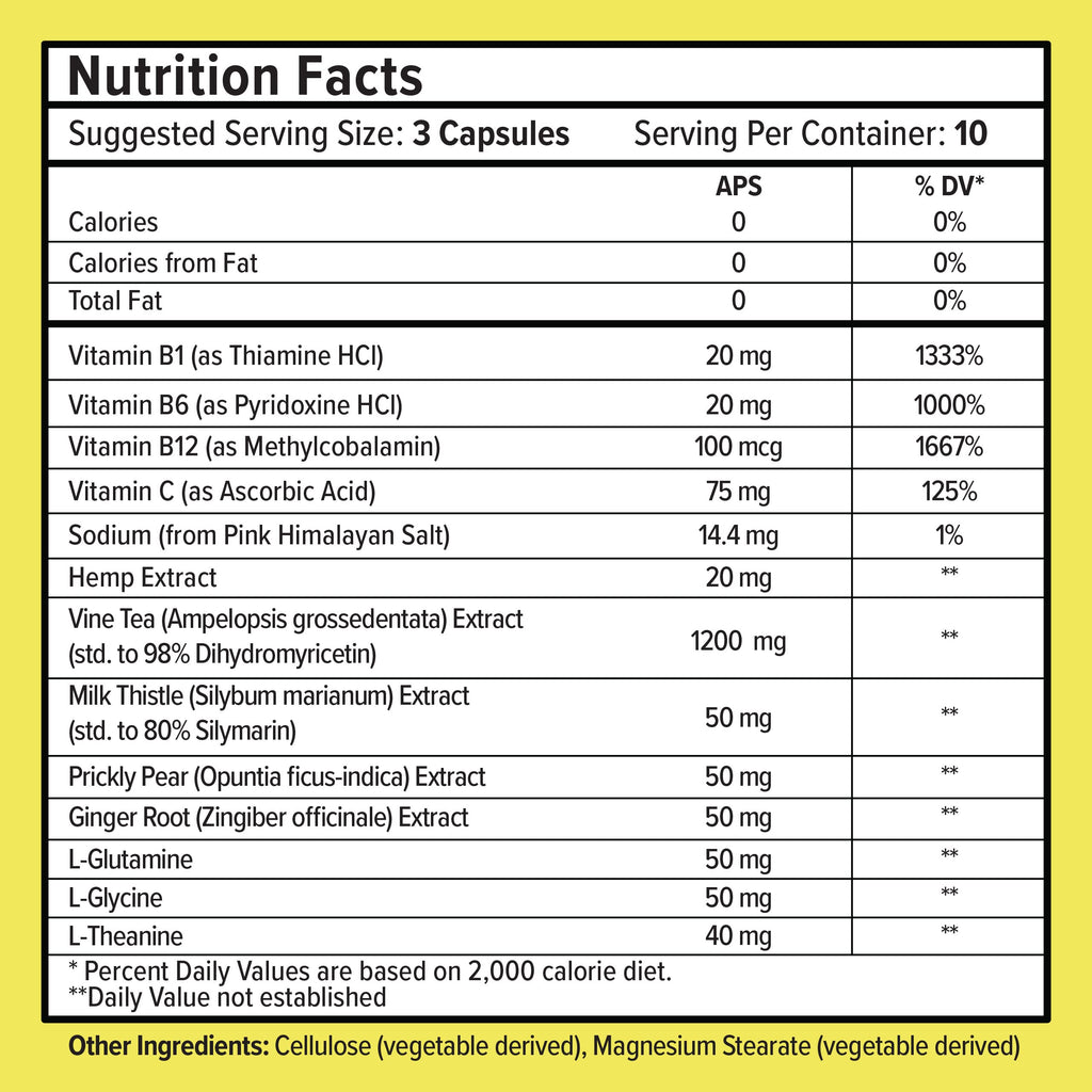 herbal supplement with dihydromyricetin
