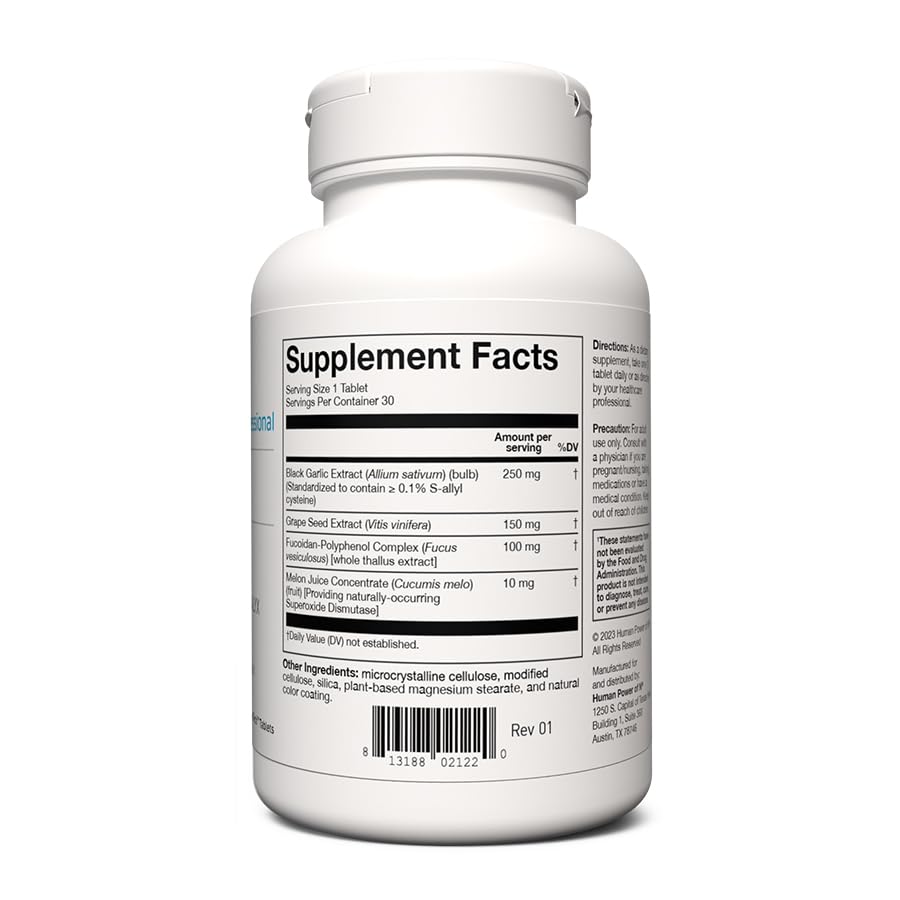 Herbal supplement with garlic and grape