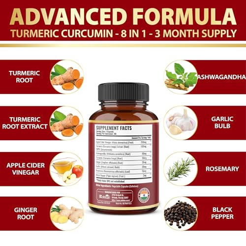 herbal supplement with garlic and turmeric