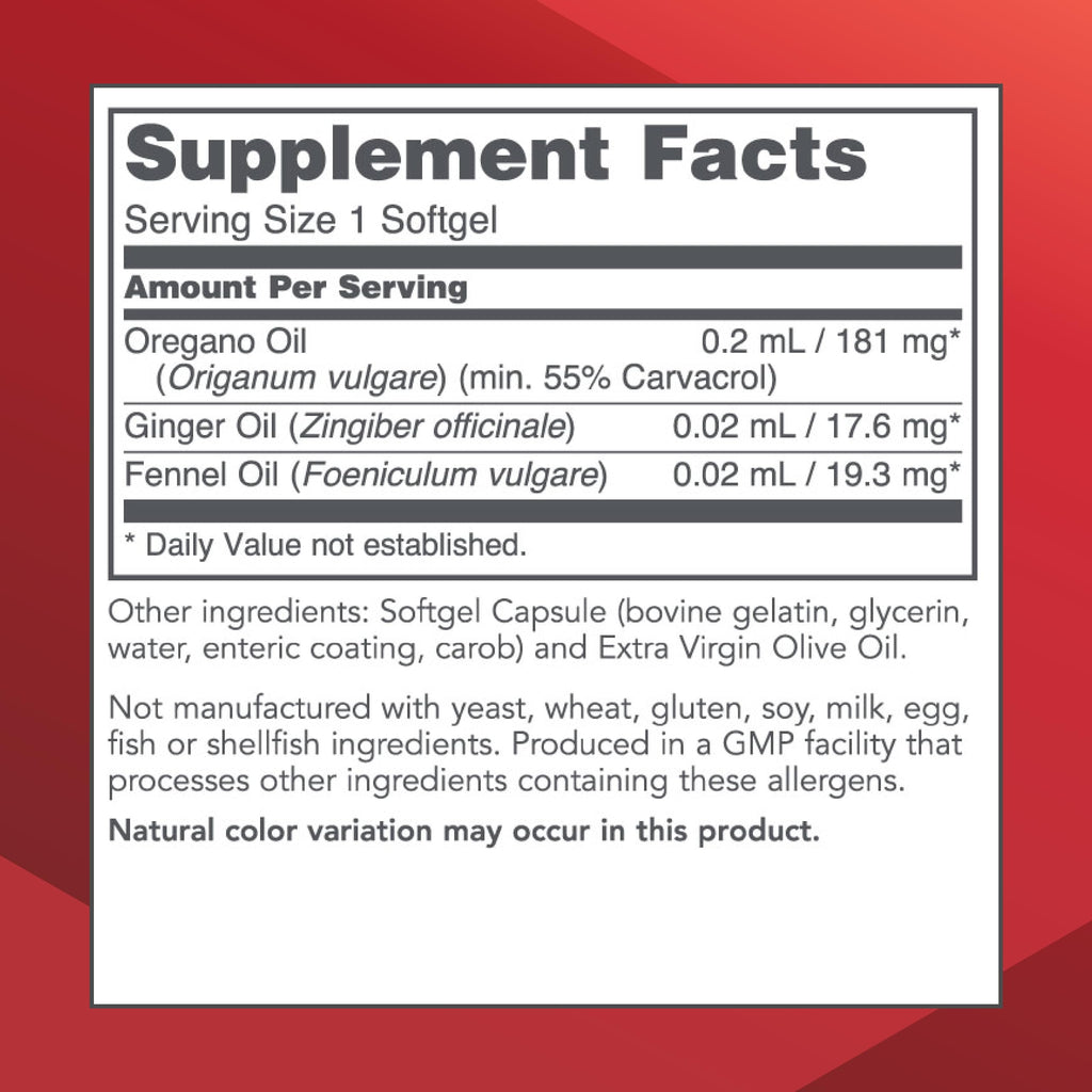 herbal supplement with ginger and fennel