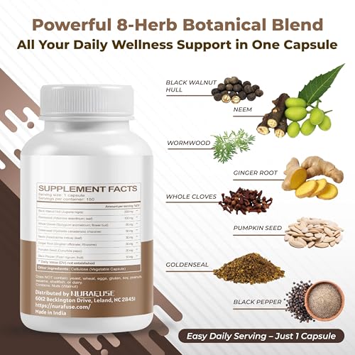 herbal supplement with goldenseal and wormwood