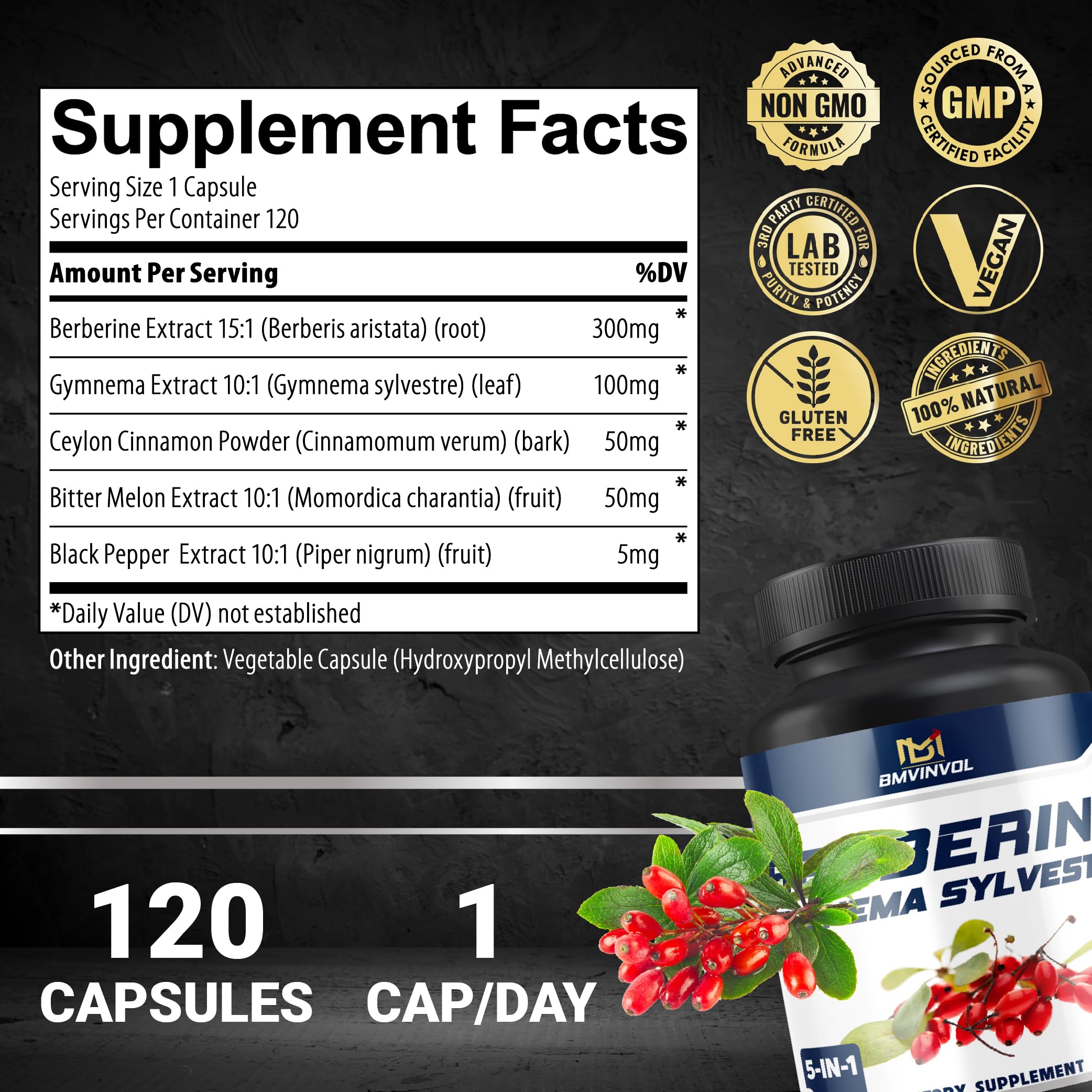 Herbal supplement with Gymnema Sylvestre
