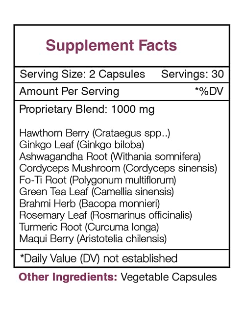Herbal supplement with hawthorn extract