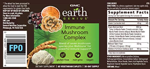 herbal supplement with immune-boosting mushrooms