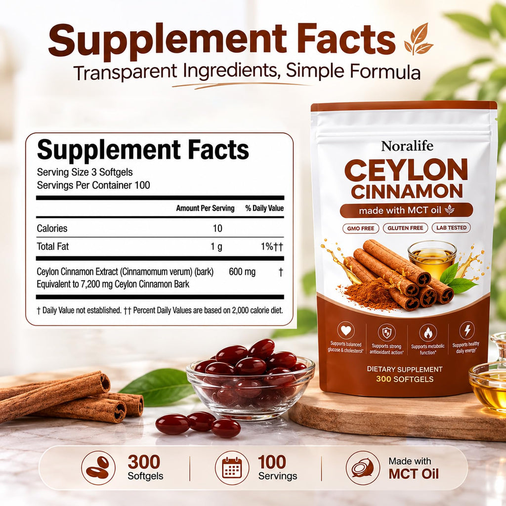 Herbal supplement with MCT oil