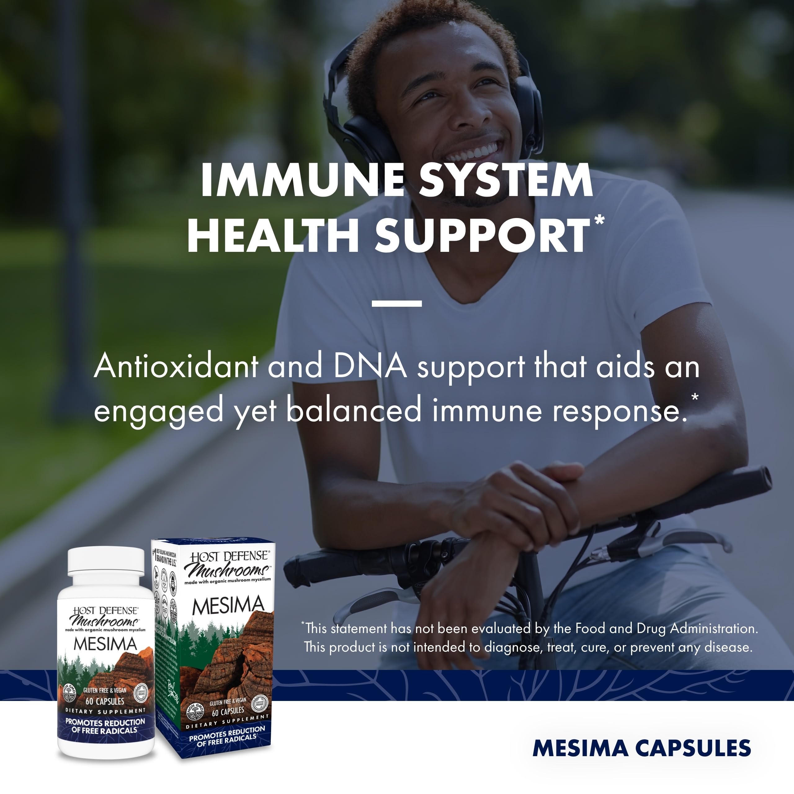 Herbal supplement with Mesima mushrooms