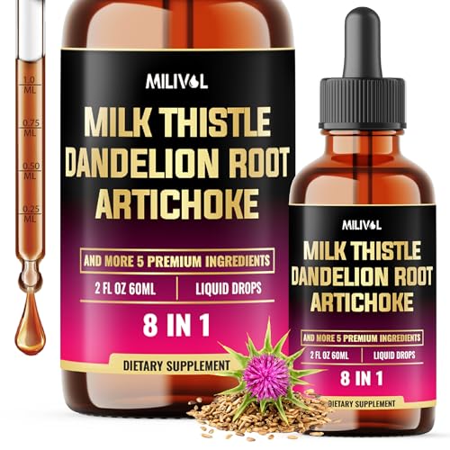 Herbal supplement with milk thistle and turmeric