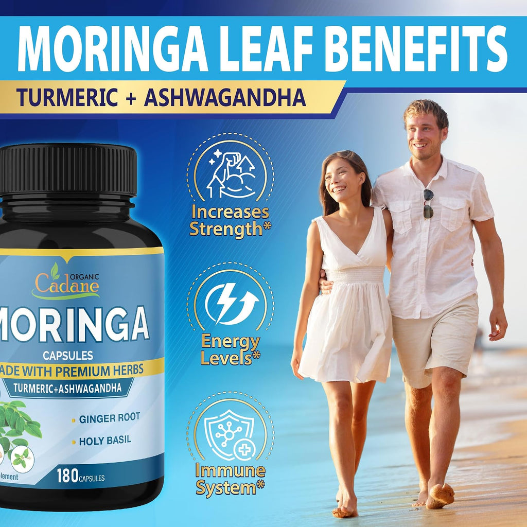 Herbal supplement with moringa for vitality