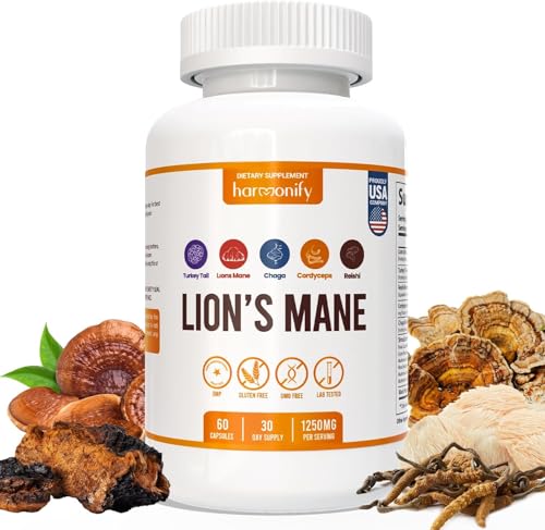 herbal supplement with multiple mushrooms