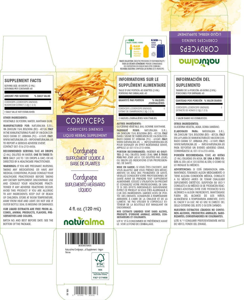 Herbal supplement with mushroom benefits