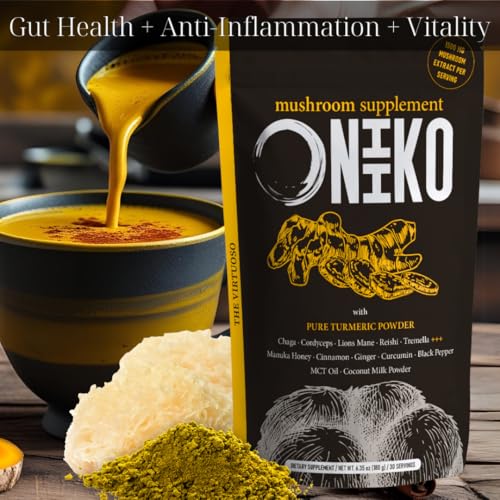herbal supplement with mushrooms and MCT oil
