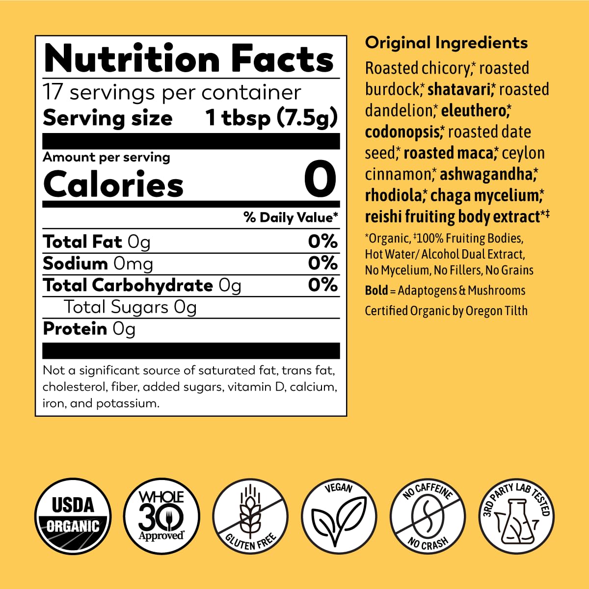 herbal supplement with mushrooms