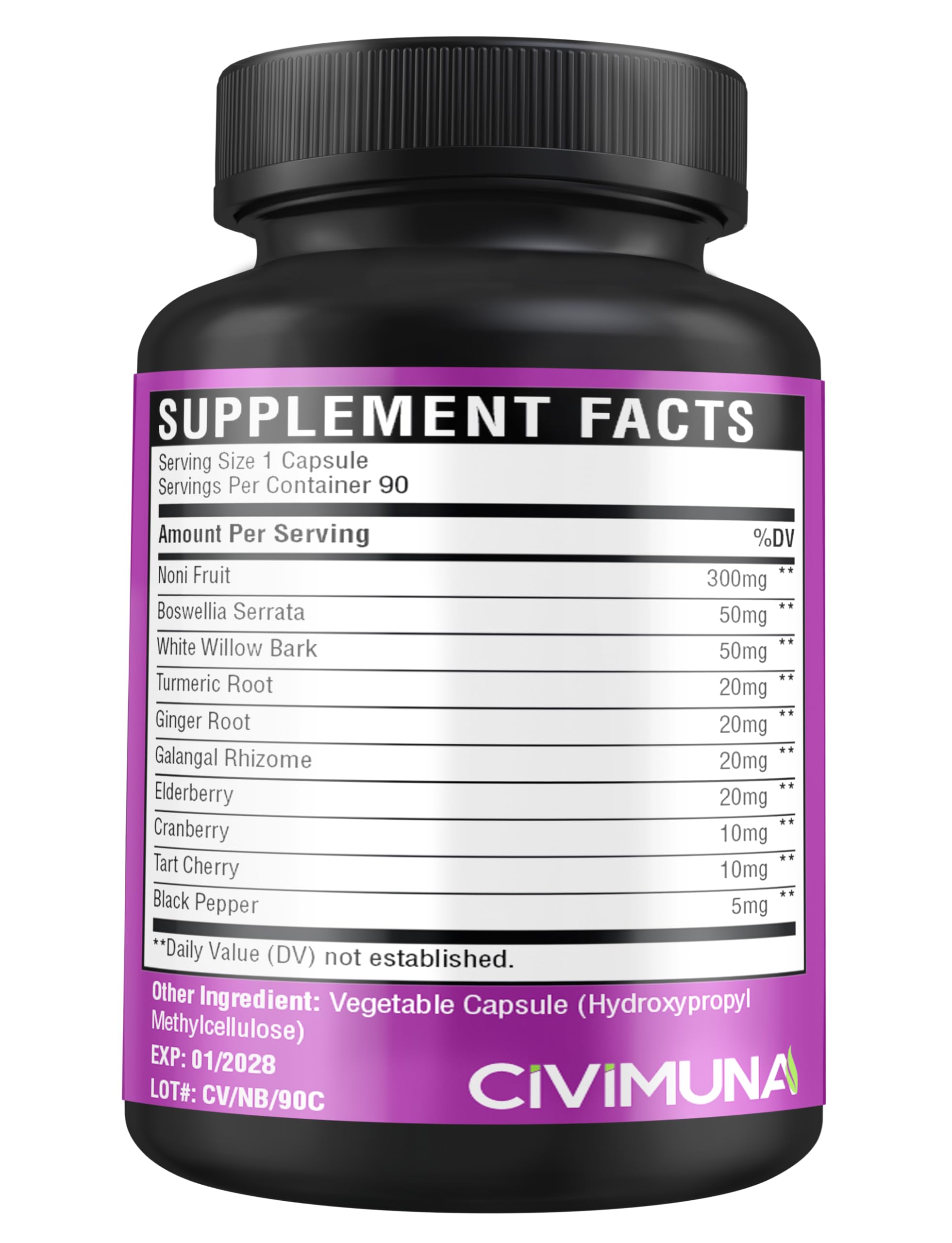 herbal supplement with noni extract