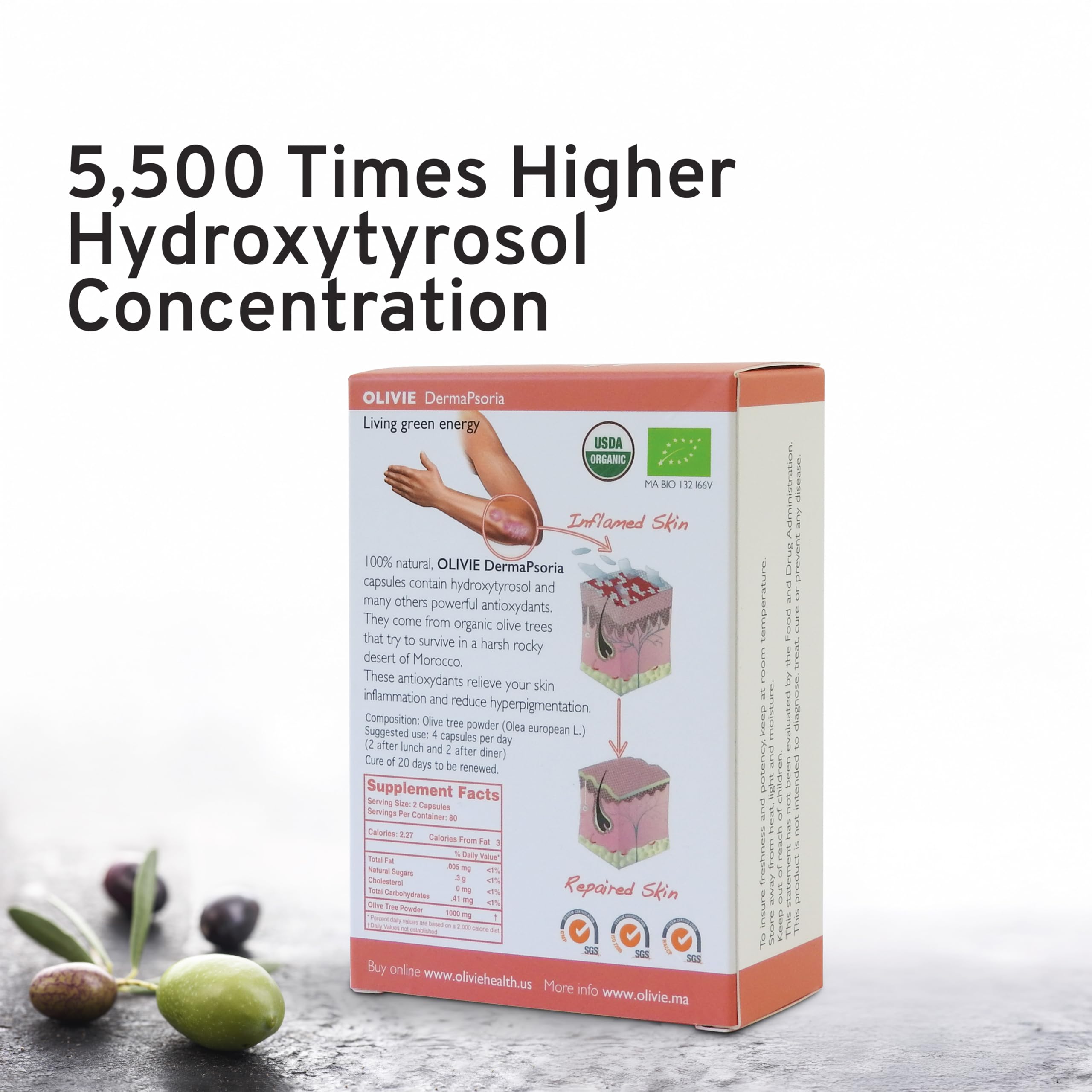 herbal supplement with olive leaf