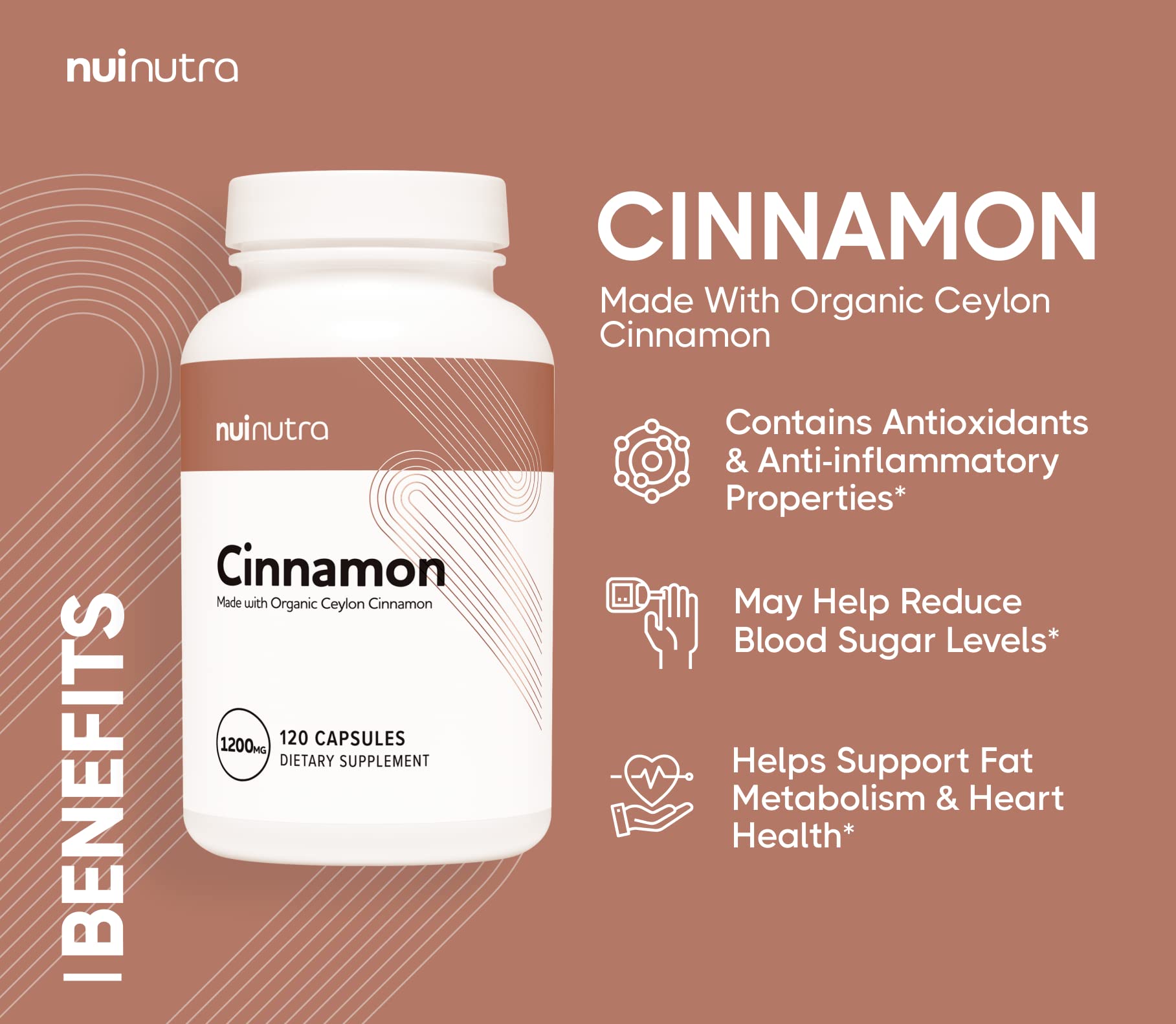 herbal supplement with organic ceylon cinnamon