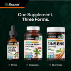 herbal supplement with panax ginseng