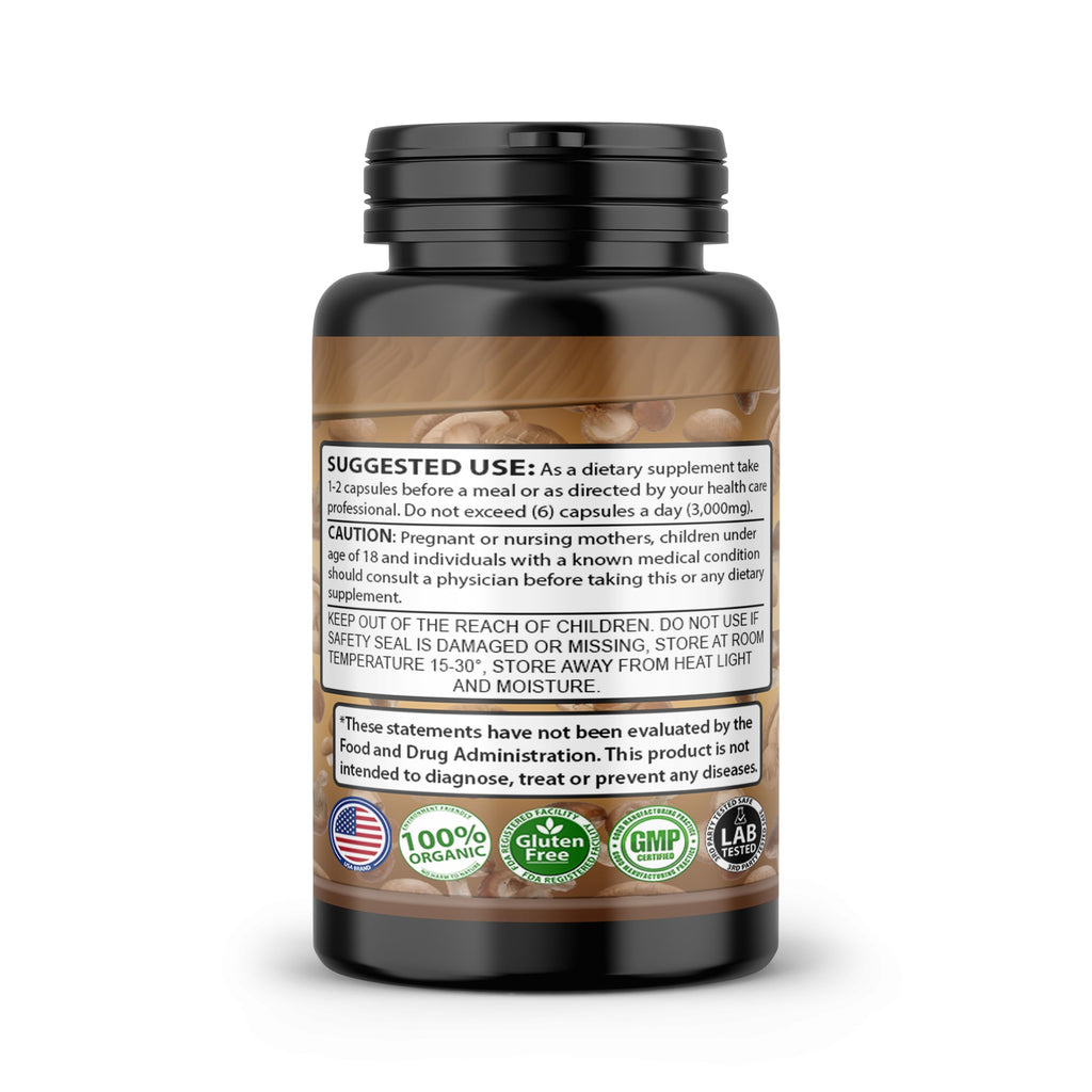 Herbal supplement with polysaccharides