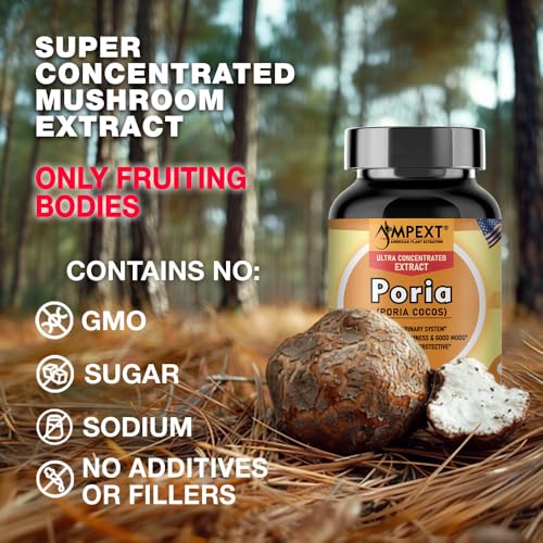 Herbal supplement with Poria Cocos mushrooms