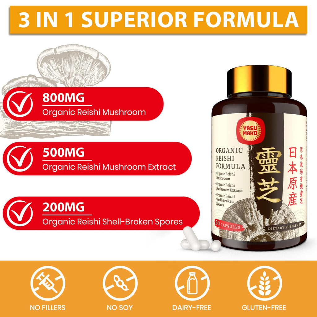 herbal supplement with powerful mushrooms